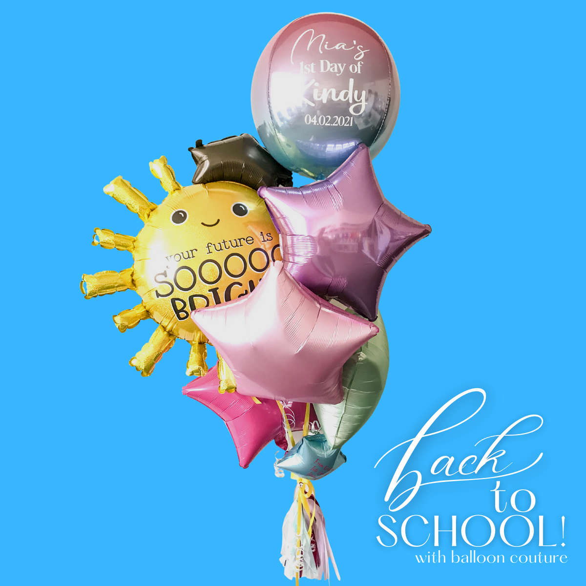 Back to School Balloon Bouquet - Sydney Delivery – Balloon Couture ...