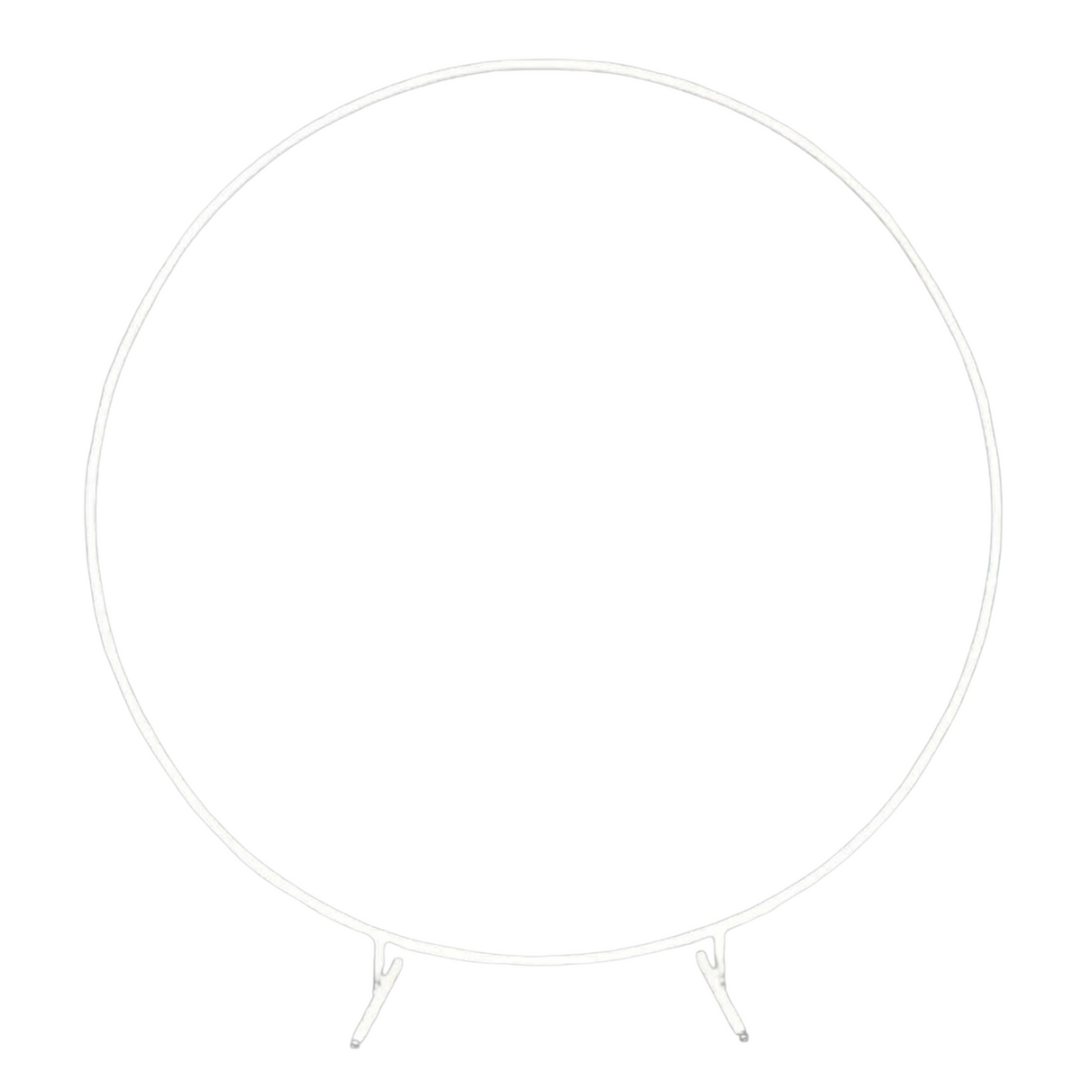 White Hoop Backdrop - Sydney Prop Hire – Balloon Couture - Balloon & Party