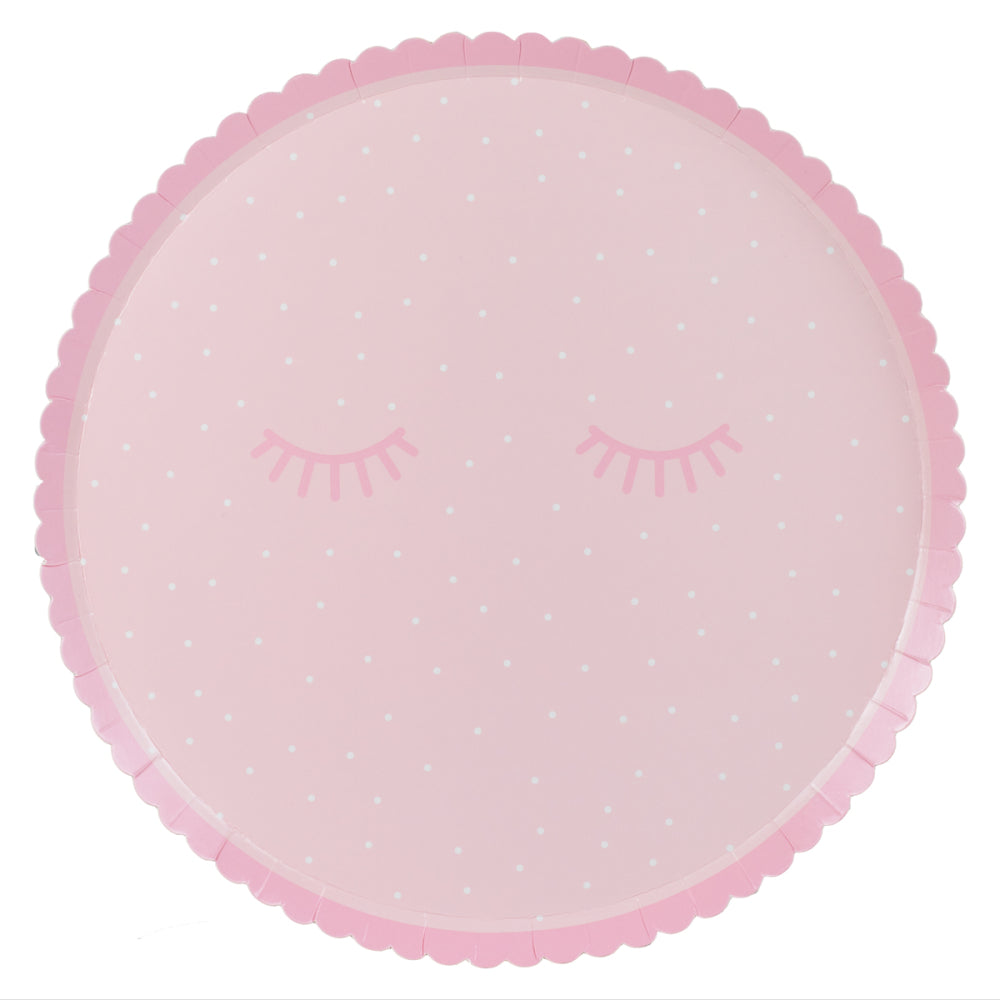 Pamper Party Paper Polka Dot Plates – Balloon Couture - Balloon & Party