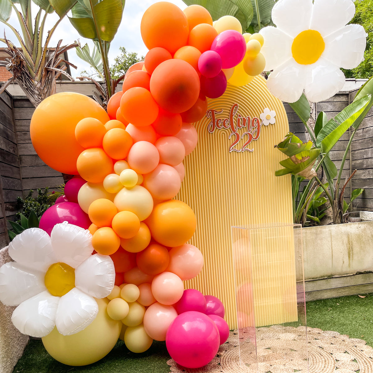 Tequila Sunrise Balloon Garland - DIY Kit or Inflated – Balloon Couture ...