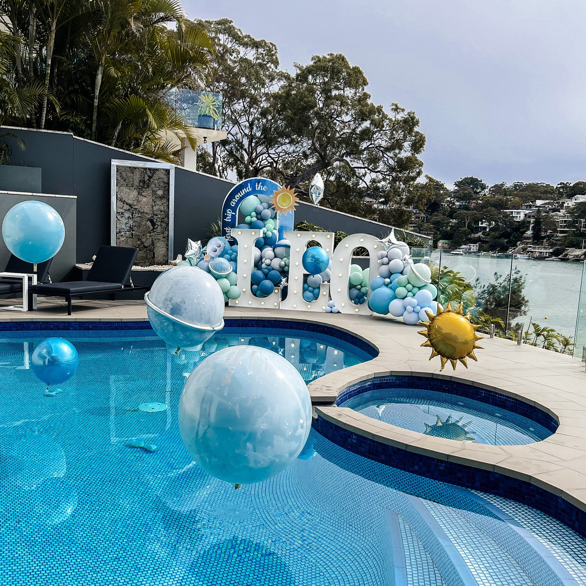 Jumbo Balloons - 60cm + 90cm - Handmade Planet Balloons - Helium Only ...