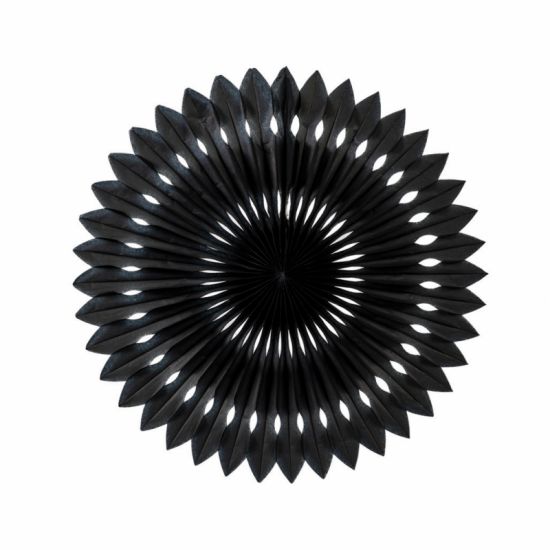 Black Paper Fan – Balloon Couture - Balloon & Party