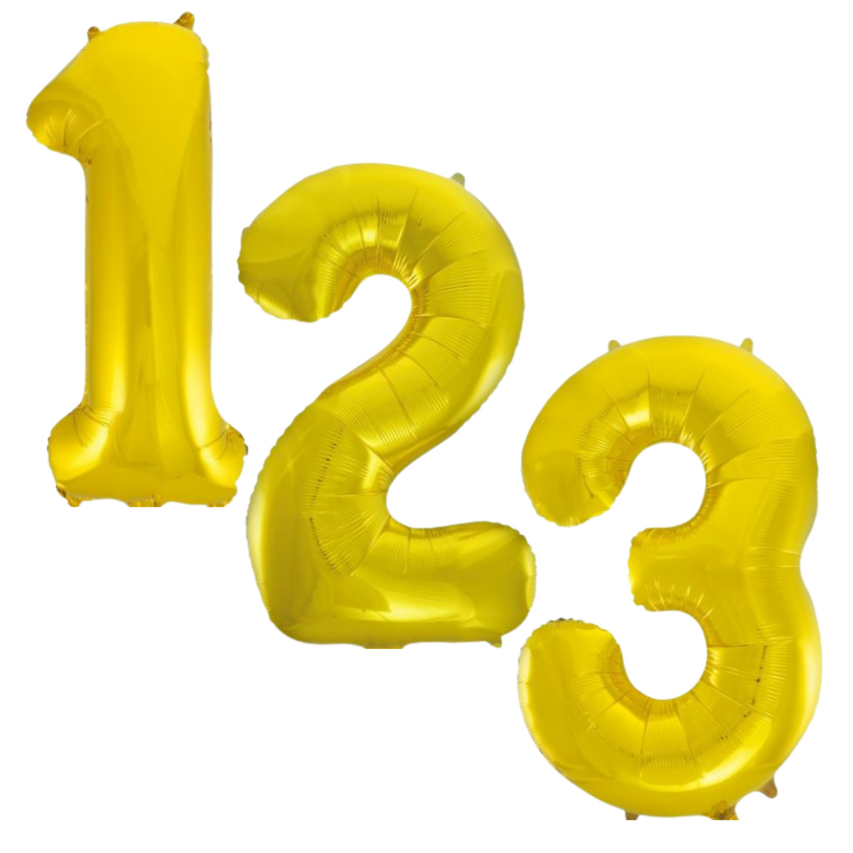 Gold Foil Number Balloon 86cm - Choose Your Number – Balloon Couture ...